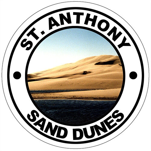 3 inch St. Anthony Sand Dunes Sticker (hike hiking national park trail ...