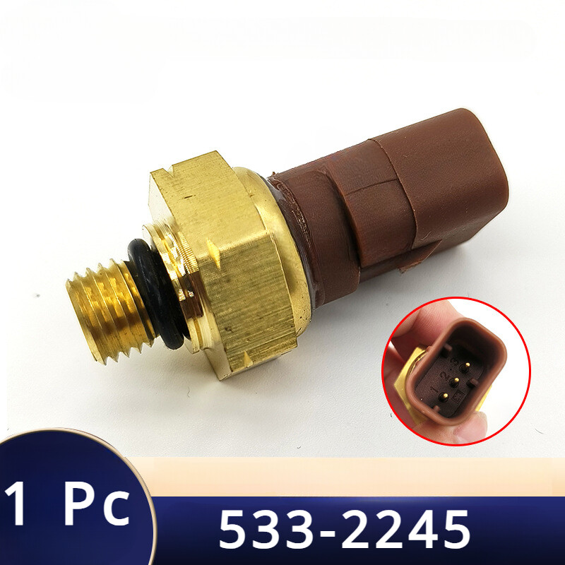 Fuel Pressure Sensor Fit For Excavator Caterpillar E320D2 E320GC C7.1 ...