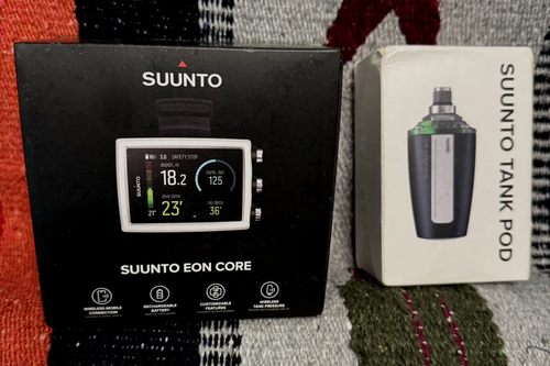 Suunto EON Core Dive Computer w/ Tank Pod Wireless Transmitter ~ White ...