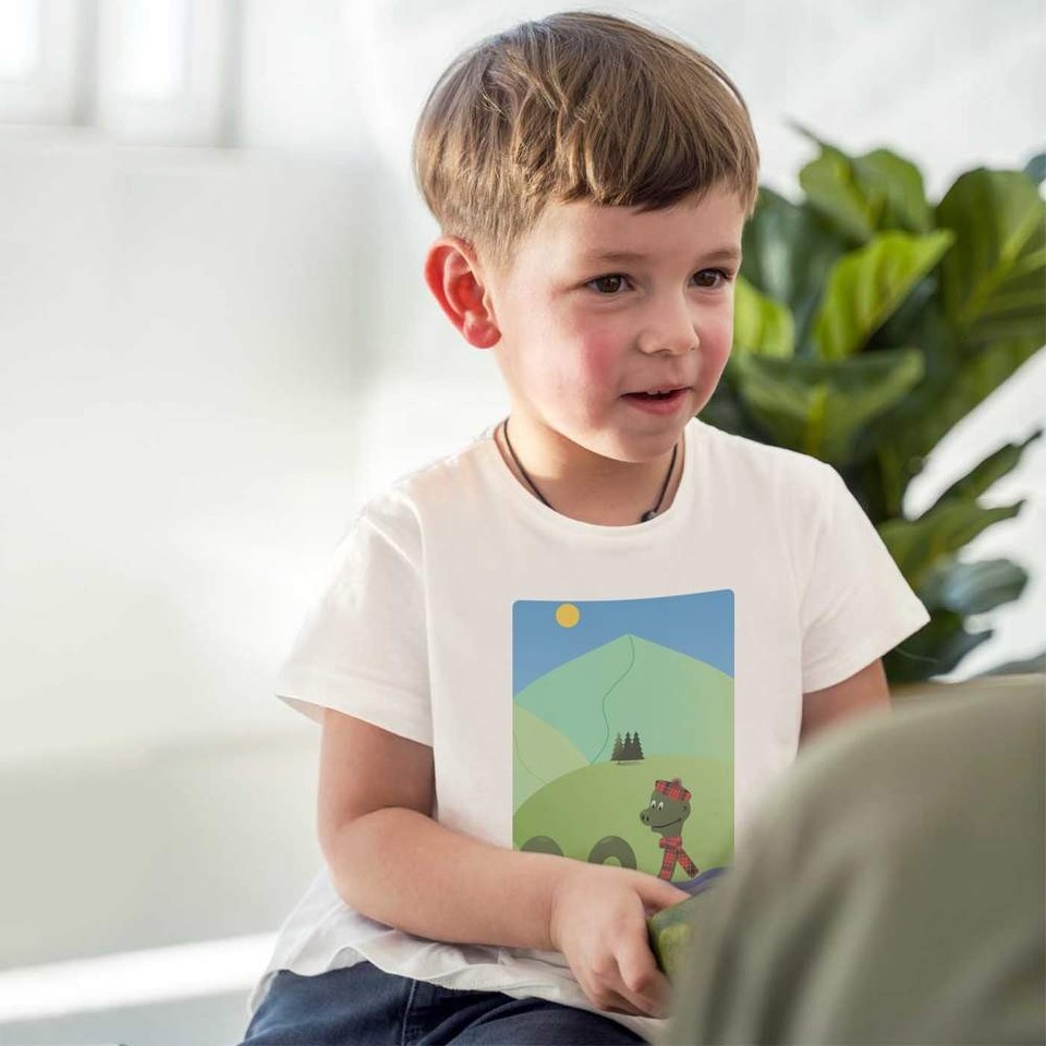 'Nessie The Loch Ness Monster' Children's / Kid's Cotton T-Shirts ...