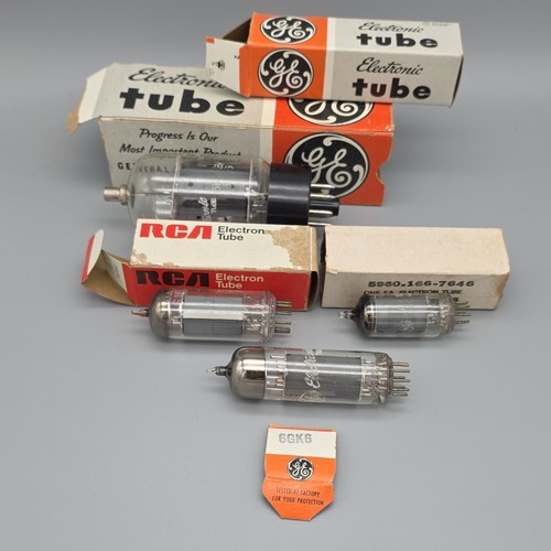 Vacuum Electron Tubes Lot Radios Amplifiers Vtg Audio RCA GE Others ...