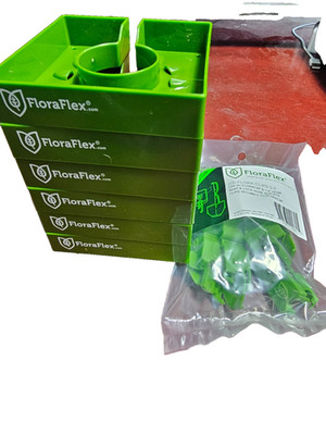 6 Pack FloraFlex FloraCap and 1 bag of 12 FloraClips | eBay