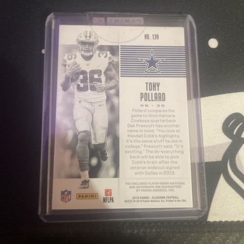 2019 Illusions Tony Pollard Dual Color RPA /99 | eBay