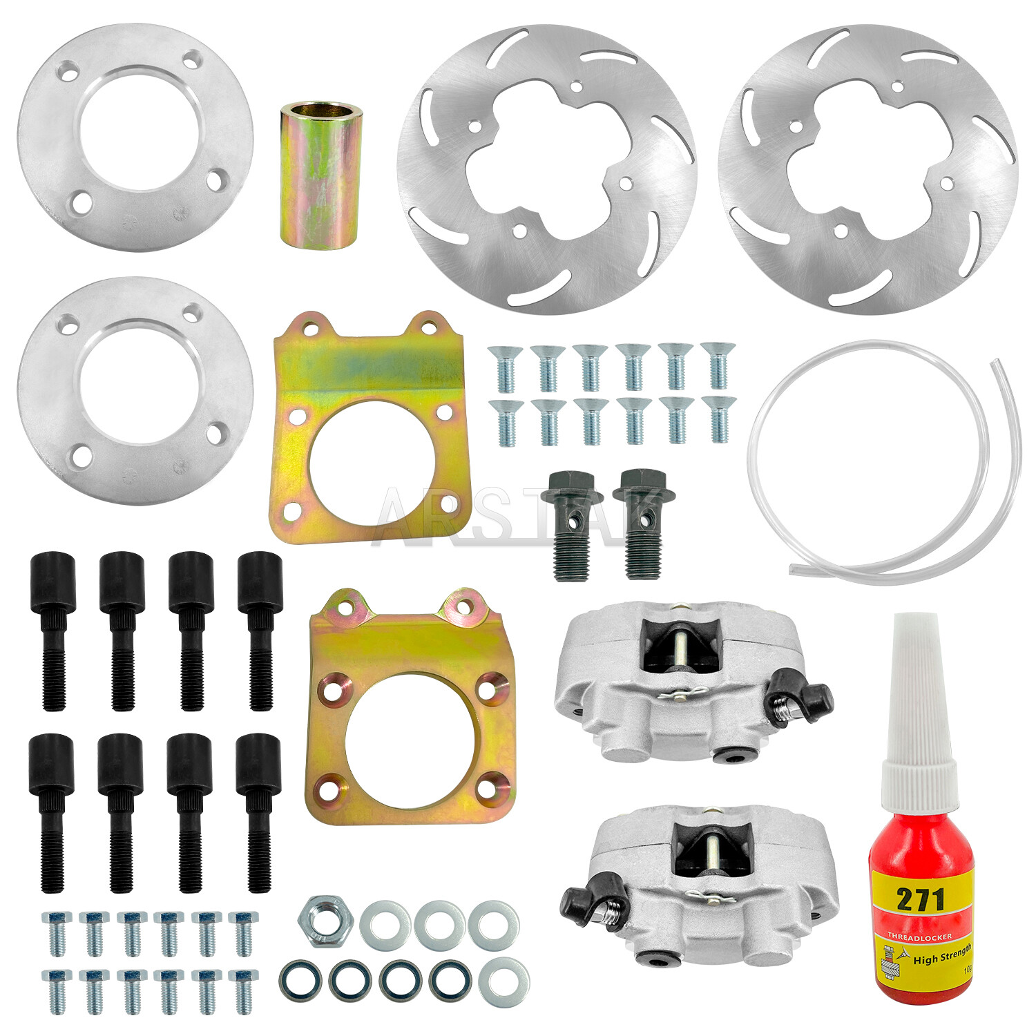 Front Disc Brake Conversion Kit For Honda Fourtrax 300 TRX300FW 4x4 ...