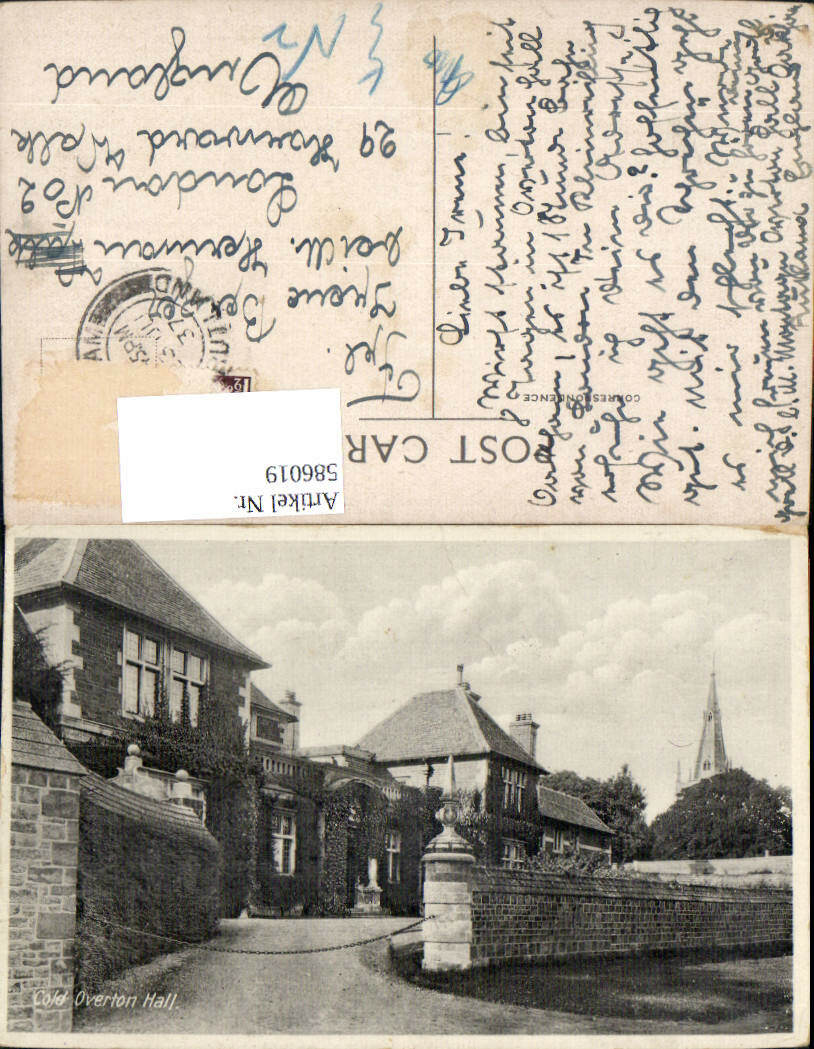 586019,Cold Overton Hall Cold Overton Leicestershire England | eBay