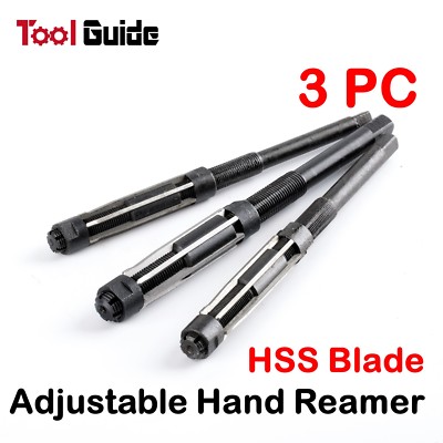 3pc 19-26mm HSS Blade Adjustable Diameter Hand Reamer Hole Expander ...