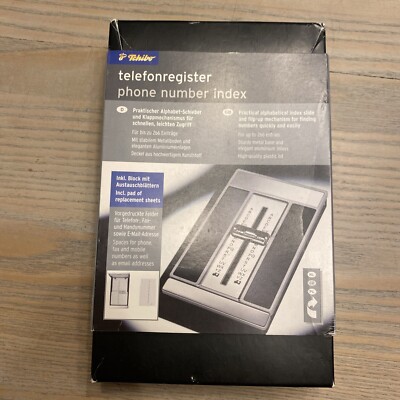 Phone Number Index Telefonregister D27 O283 Flip Up Phone Directory NEW ...