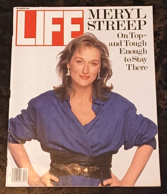 Meryl Streep - RARE LIFE Magazine - NO Address Label - December 1987 | eBay
