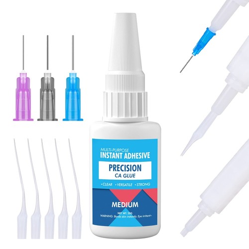 Glue for Metal and Stones, Medium CA Glue Adhesive Quick Dry Model Glue ...
