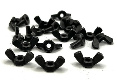20 Tattoo Machine Black Oxide 8-32 Wing Nut 8-32 Thread Base Plate ...