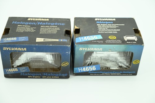 Sylvania Headlights H4666 H4656 Performance/Halogen NEW in Box | eBay