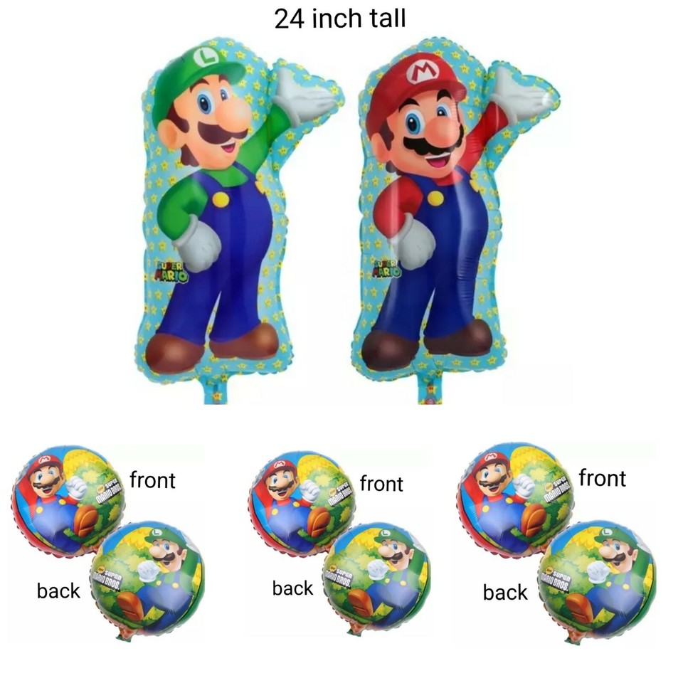 Mario balloons Mario bros party supplies Mario decorations | eBay