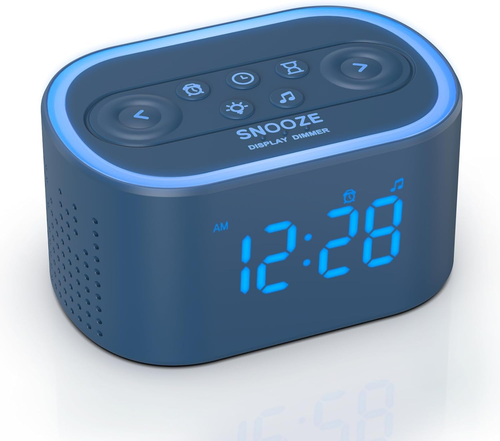 Reacher Digital Alarm Clock & White Noise Sound Machine, 21 Soothing ...