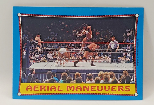 1987 Topps WWF RICK MARTEL #61 Wrestling Card The Can-Am Connection WWE ...
