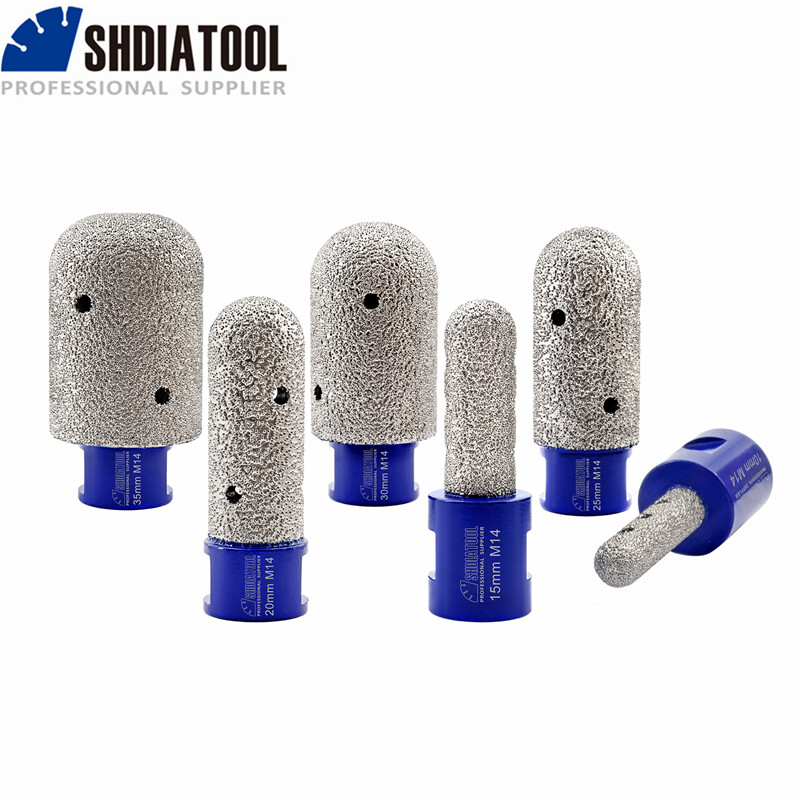 SHDIATOOL Diamond Finger Milling Bit 10-35mm Shaping Marble Granite ...