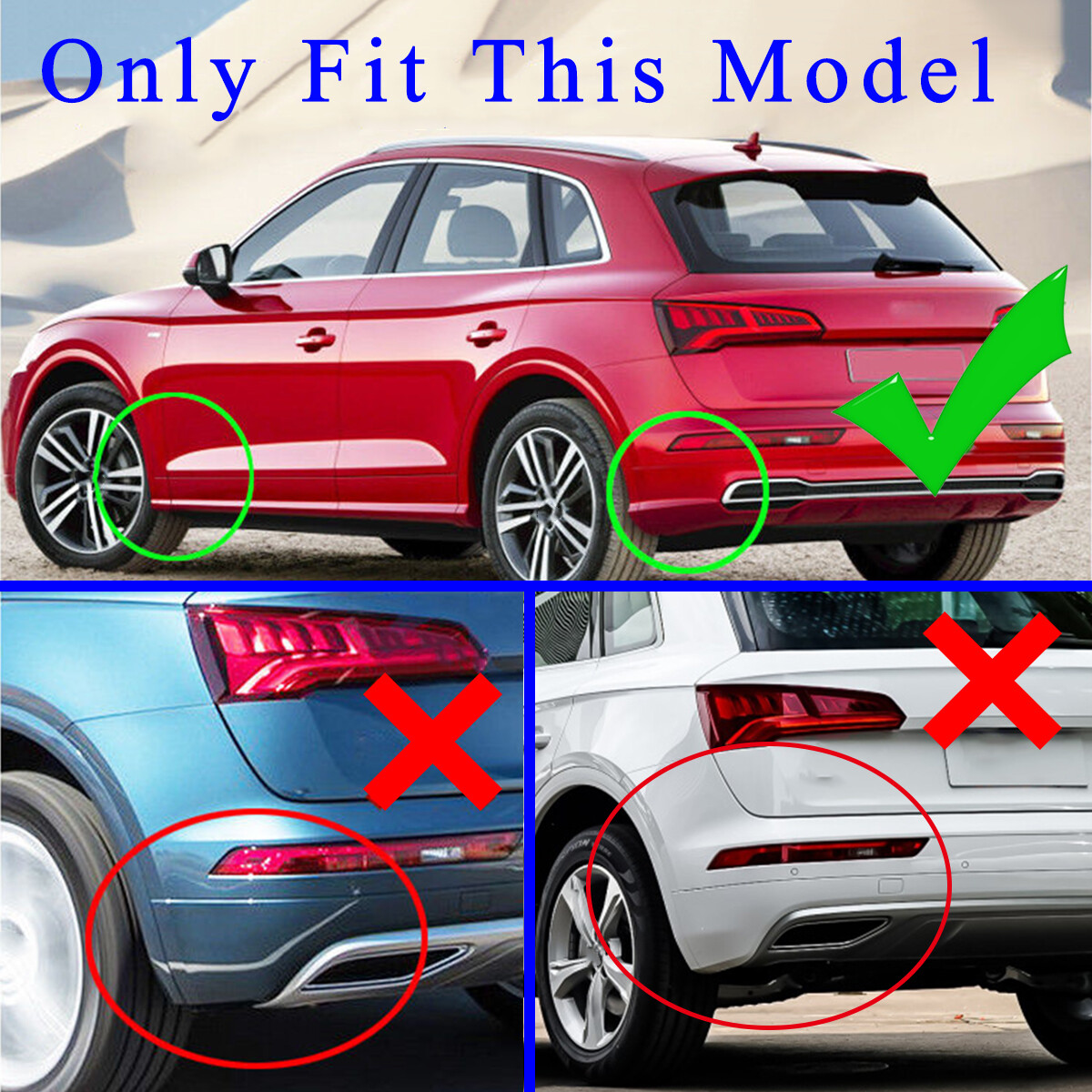 Splash Guard Fender Mud Flaps Cover For Audi Q5 SQ5 FY S-Line 2018-2020 ...