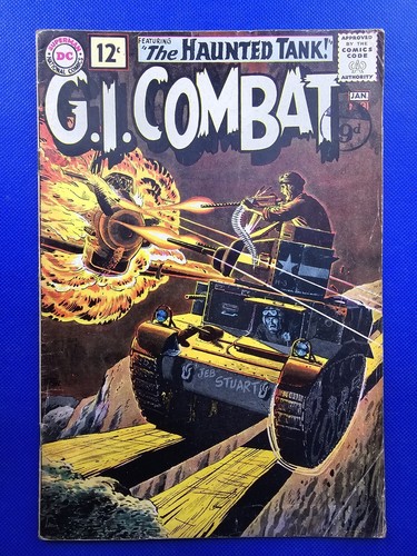 GI COMBAT #91 - DC COMICS 1961 - 1st Cover Appearance of The Haunted ...