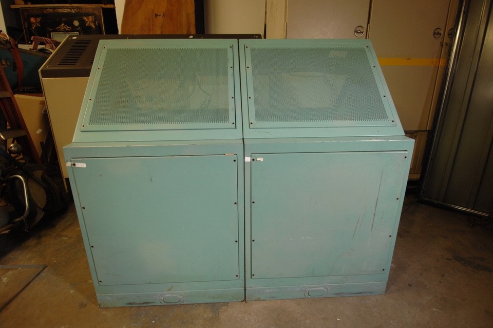 2 NASA Grumman Lunar Module Firing Room Consoles from Apollo Program ...