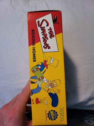 The Simpsons WOS Interactive Boxing Homer 2001 Playmates Toyfare ...