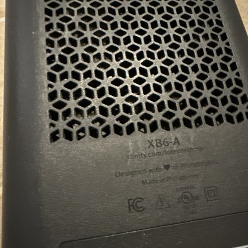 Xfinity XB6-A Wifi Router & Modem 115V Electric w/ Cord Black Untested ...