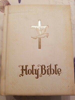 HOLY BIBLE CATHOLIC NEW AMERICAN VERSION RED LETTER ILLUSTRATED ENGLISH ...