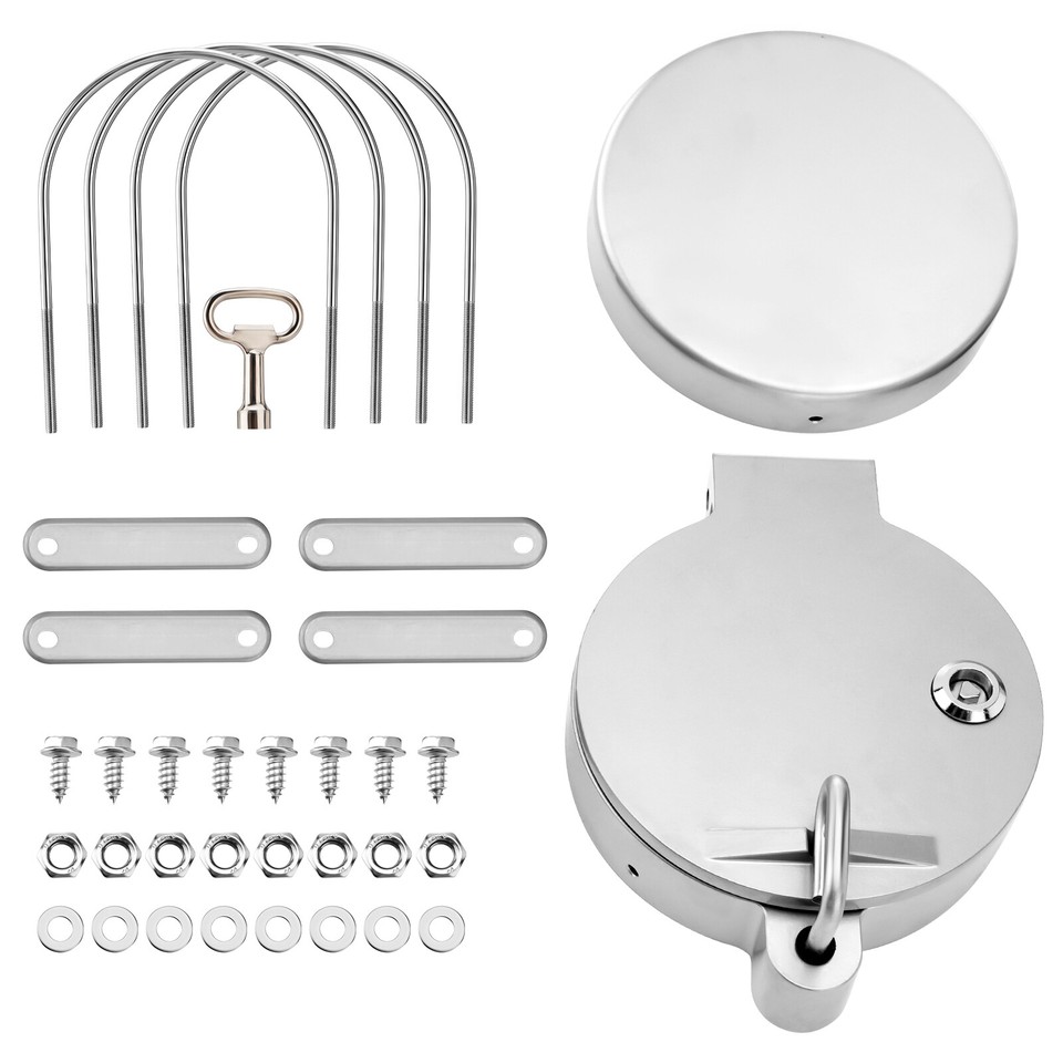 Silver Conduit Carrier Kit for 6" PVC Pipe Van SUV Rack Mount Ladder ...