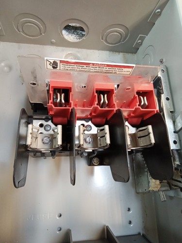 SIEMENS/HF362/DISCONNECT/SWITCH/60A/600A/3p/1R/INDOOR/ fusible/(GN1G6 ...