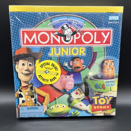 Monopoly Junior TOY STORY Board Game Disney 2002 Brand New Sealed Plus ...