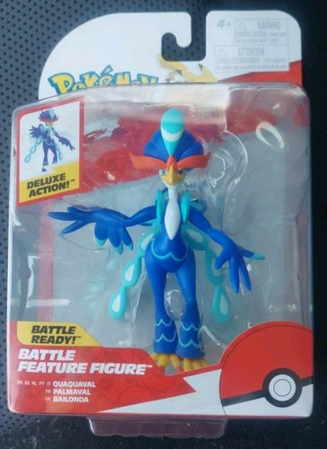 Pokemon Quaquaval Epic Battle Feature Action Figure Jazwares New In ...