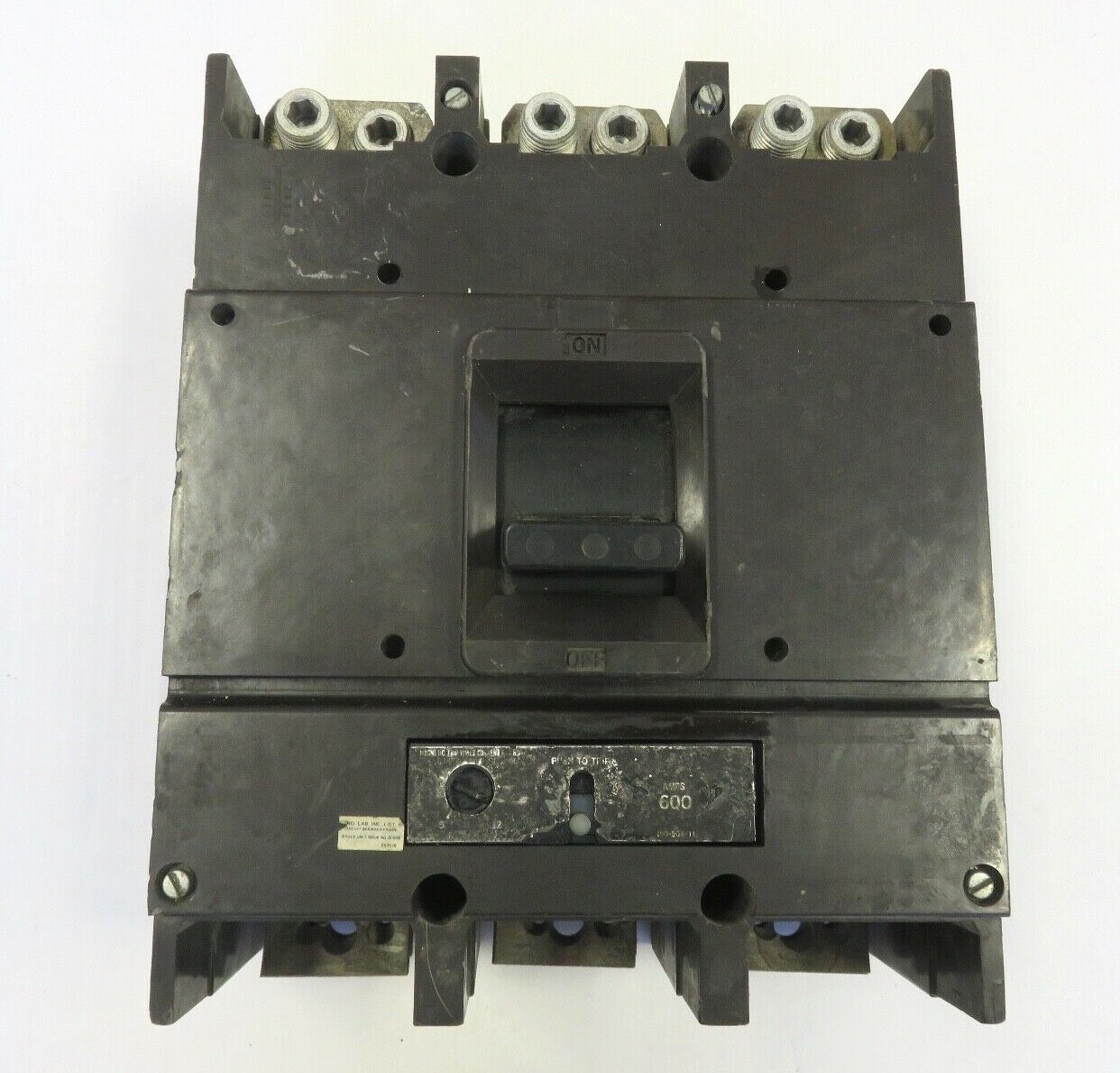 Und. Lab. Inc. 600 amp Circuit Breaker Frame, 3 Pole, 600 v | eBay
