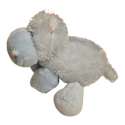 Ganz Webkinz Blue Rhino Long Hair Plush Stuffed Animal HM196 No Code ...