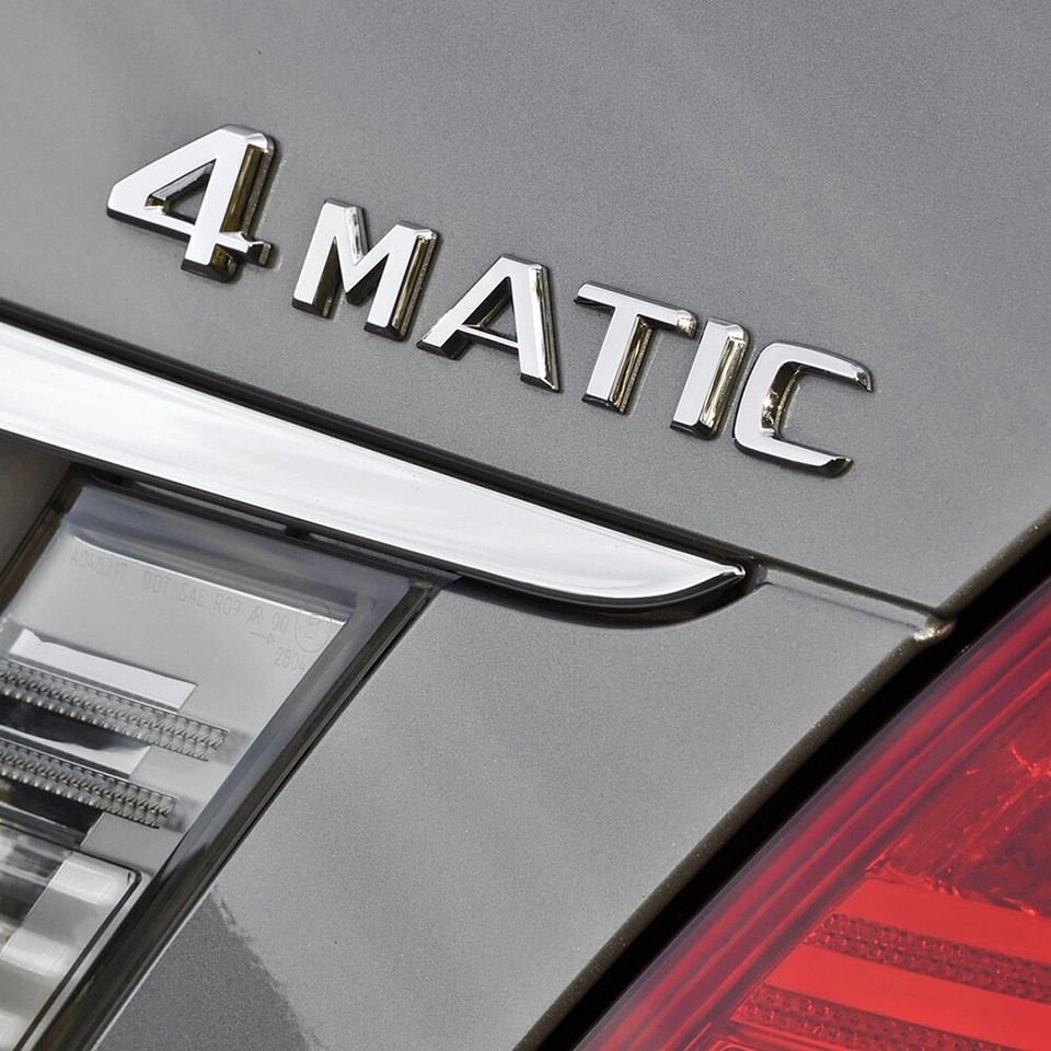 99-14 Mercedes 4 Matic Emblem 3D Trunk Logo Letter Sport Badge AMG ...