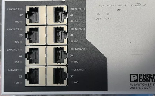 New In Box PHOENIX CONTACT FL SWITCH SF 8TX 2832771 Industrial Ethernet ...