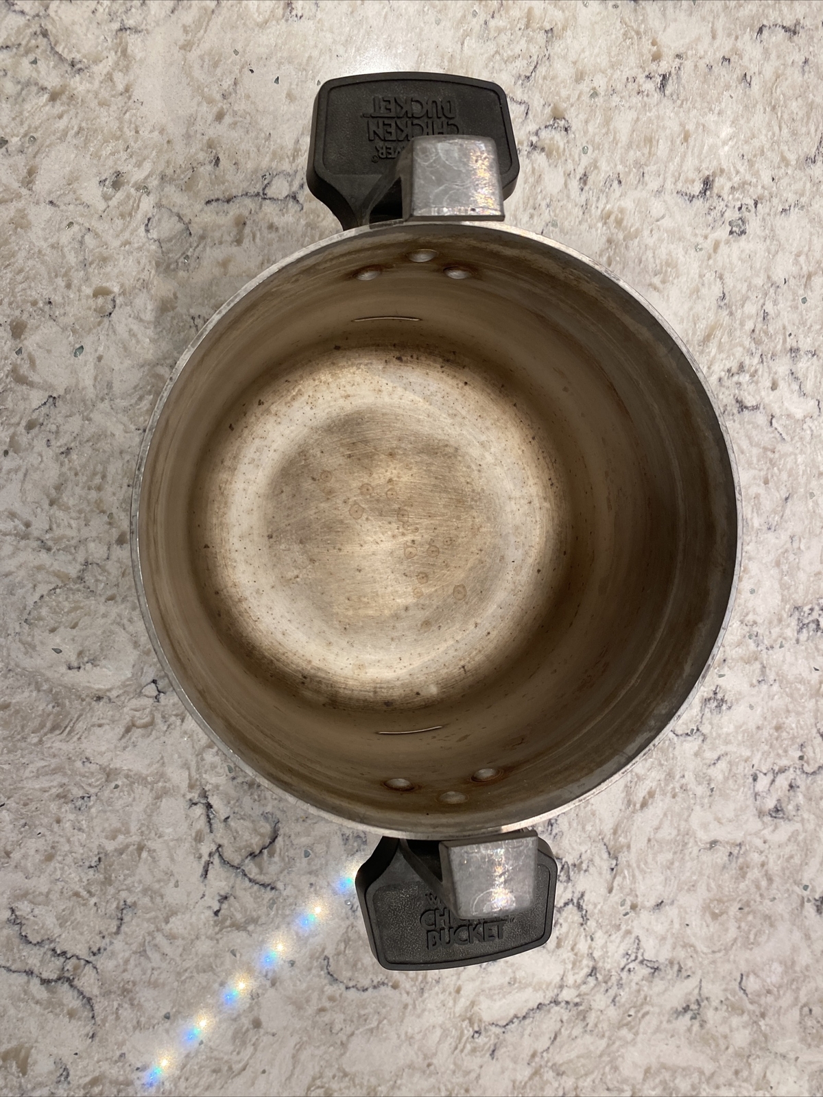 Vtg Aluminum Wear-ever 6 Quart Chicken Bucket 90026 Low Pressure Cooker ...