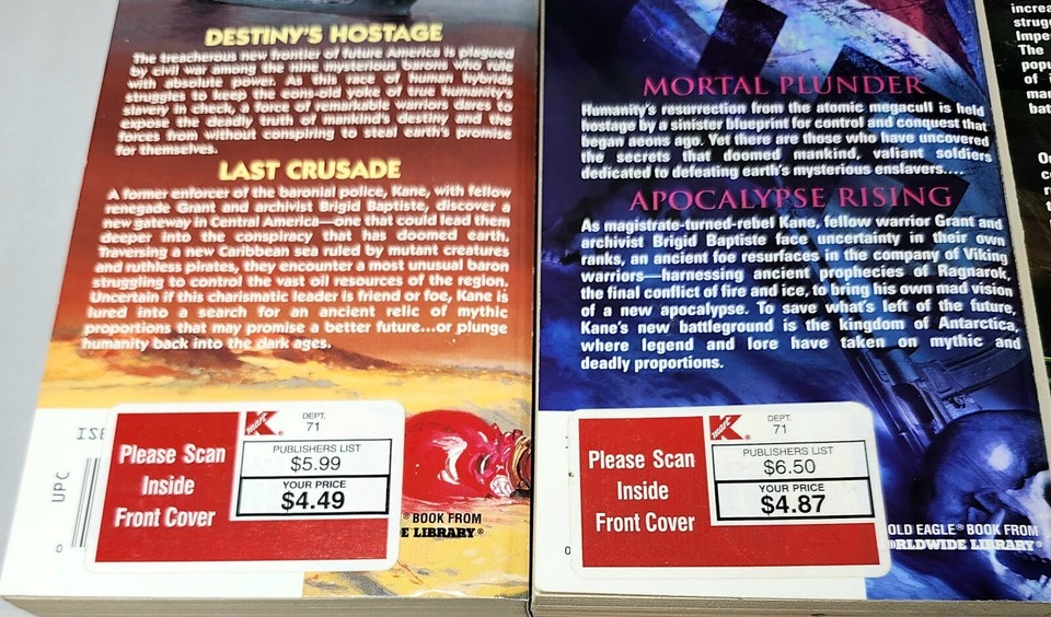 JAMES AXLER OUTLANDERS Book Lot Of 7 Paperback Fantasy Sci-fi | eBay