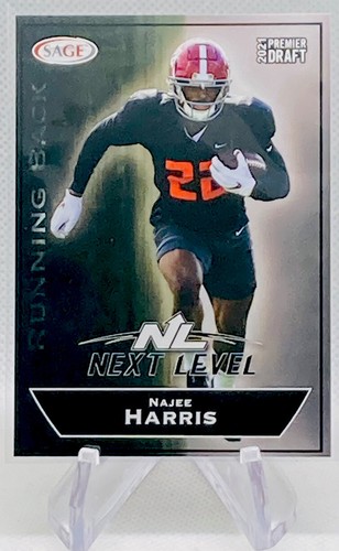 2021 Sage Premier Draft High Series Najee Harris Next Level RC #150 ...