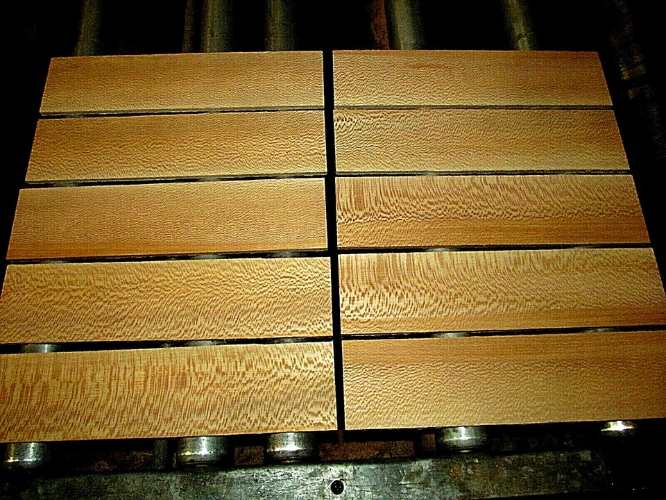 10 THIN KILN DRIED QUARTERSAWN SYCAMORE 12" X 3" X 1/8" SCROLL WOOD ...