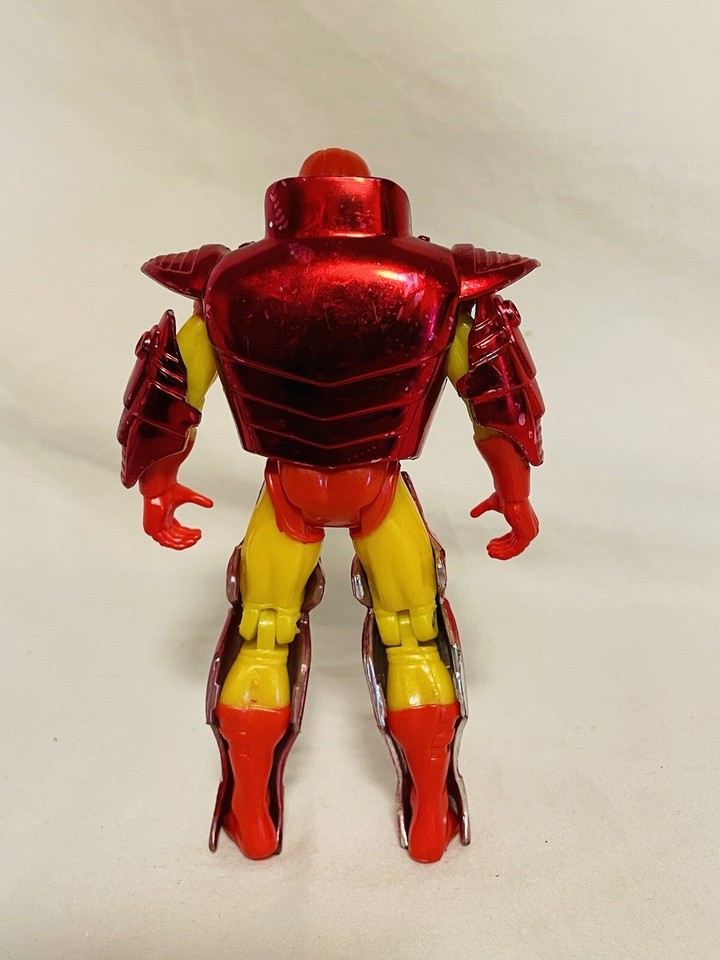 Vintage Marvel Classic Red Yellow Iron Man 5" inch action figure Toy ...