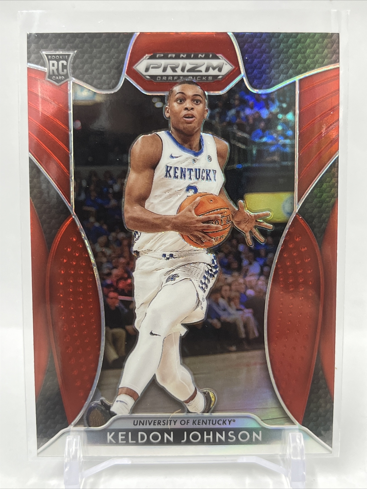 2019 Prizm Draft 93 Keldon Johnson Red Rookie Card RC | eBay