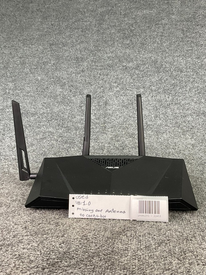 Asus RT-AC3100 Wireless AC3100 Dual-Band Gigabit Wi-Fi Router In Black ...