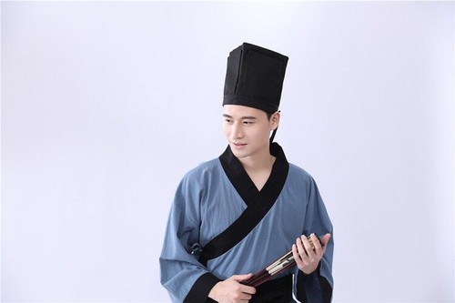 Men Hanfu Hat Chinese Traditional Scholar Headdress Vintage Fittings ...