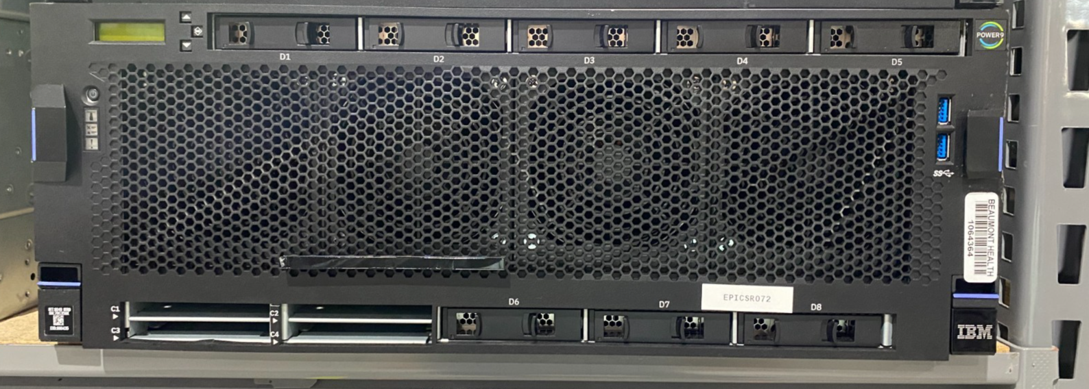 IBM 9040-MR9 Power System E950 4x 3.15 to 3.8 GHz, 12-core (48 core) 1 ...