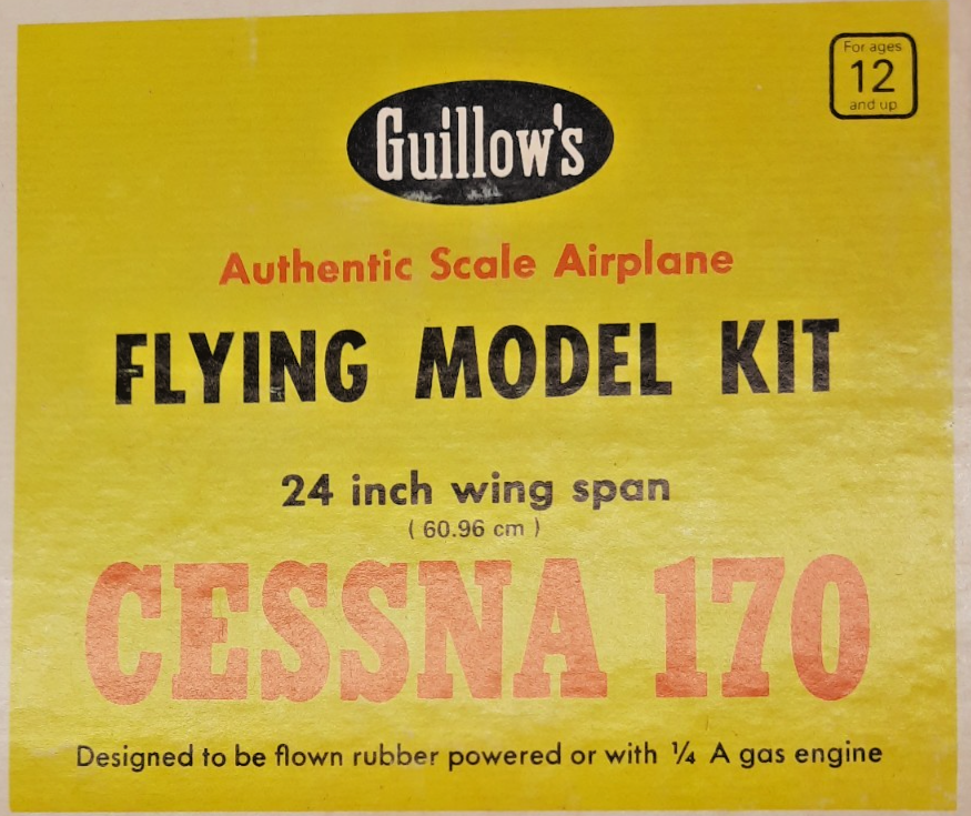 24" Cessna 170 Die Cut Balsa Wood Flying Model Airplane Guillow's GUI ...