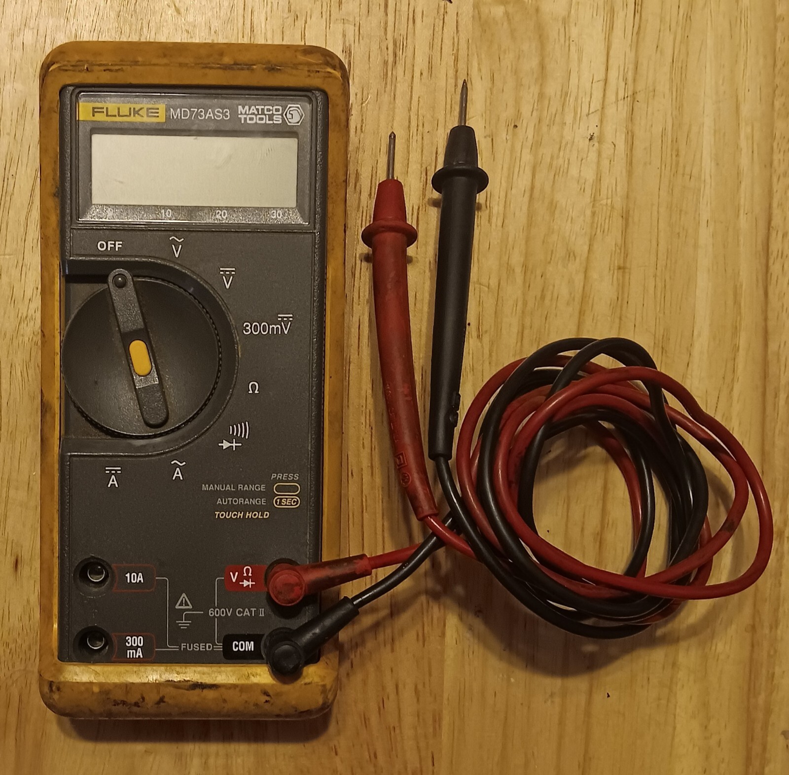 FLUKE/MATCO TOOLS Automotive Multimeter MD73AS3 Vintage Working | eBay