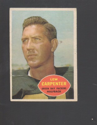 1960 Topps Football Card #53 Lew Carpenter-Green Bay Packers Ex Card | eBay