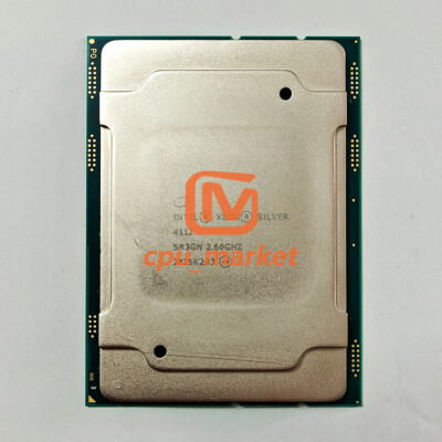 Intel Xeon Silver 4112 SR3GN 2.6GHz 4 Cores 85W LGA3647 CPU Processor ...