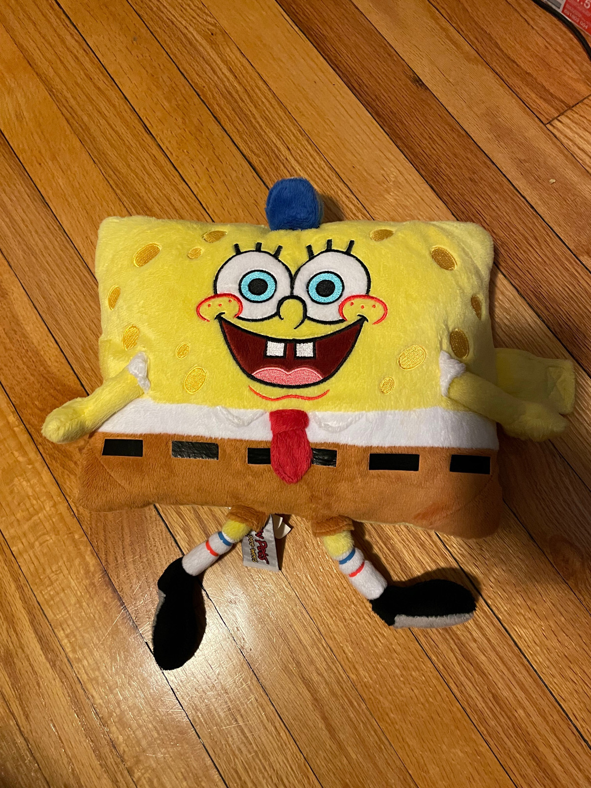 Pillow Pets PeeWees SpongeBob SquarePants 11 Inch Yellow Pillow | eBay