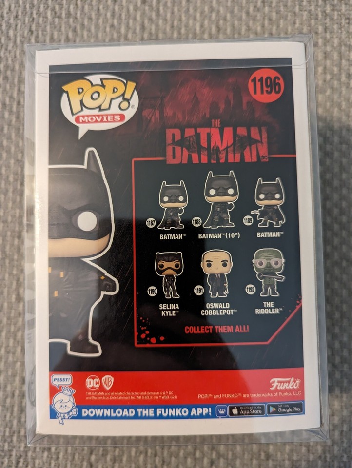 Funko POP! THE BATMAN #1196 Wing Suit Funko Exclusive + Protector ...