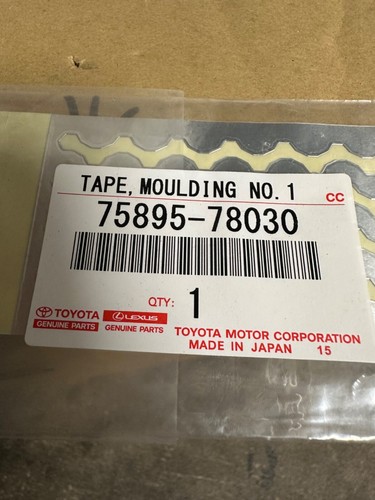 7589578030 Genuine Toyota TAPE MOULDING NO.1 75895-78030 | eBay