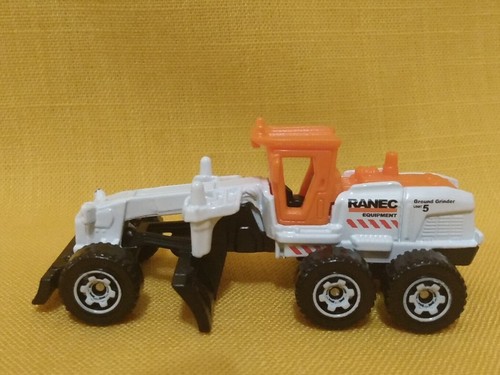 MATCHBOX MBX ROAD CREW EXCLUSIVE GROUND GRINDER WHITE RANEC LOOSE FREE ...